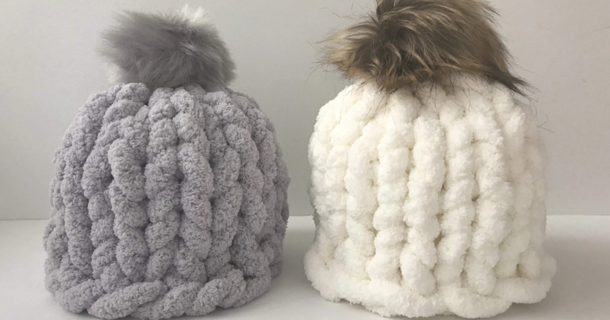 Finger-Knitted Winter Hats | The Bridge